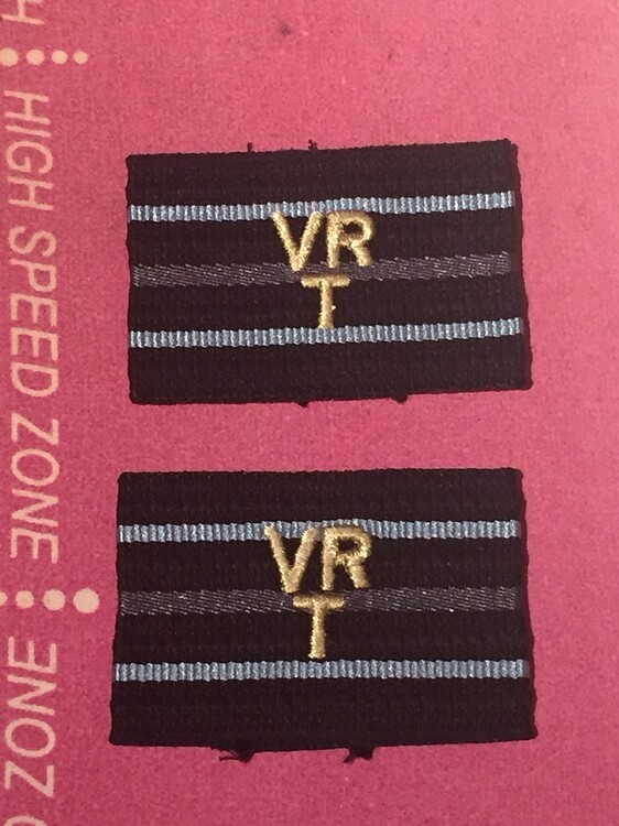 RAFVR new embroidered green rank slides - Uniform and Drill - Air Cadet ...