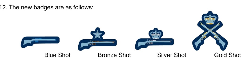 New Shooting Badges and terminology changes - Shooting and Marksmanship ...