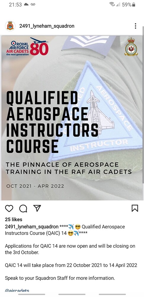 QAIC Requirements - Ask the Staff - Air Cadet Central