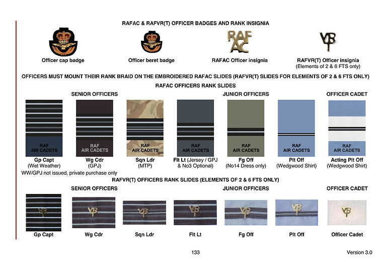 Gp Capt Vorderman wearing RAFAC pins again - The Staff Mess - Air Cadet ...