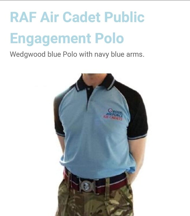 Demise of Dark-Blue Working Shirts: RAFAC options? - Uniform and Drill ...