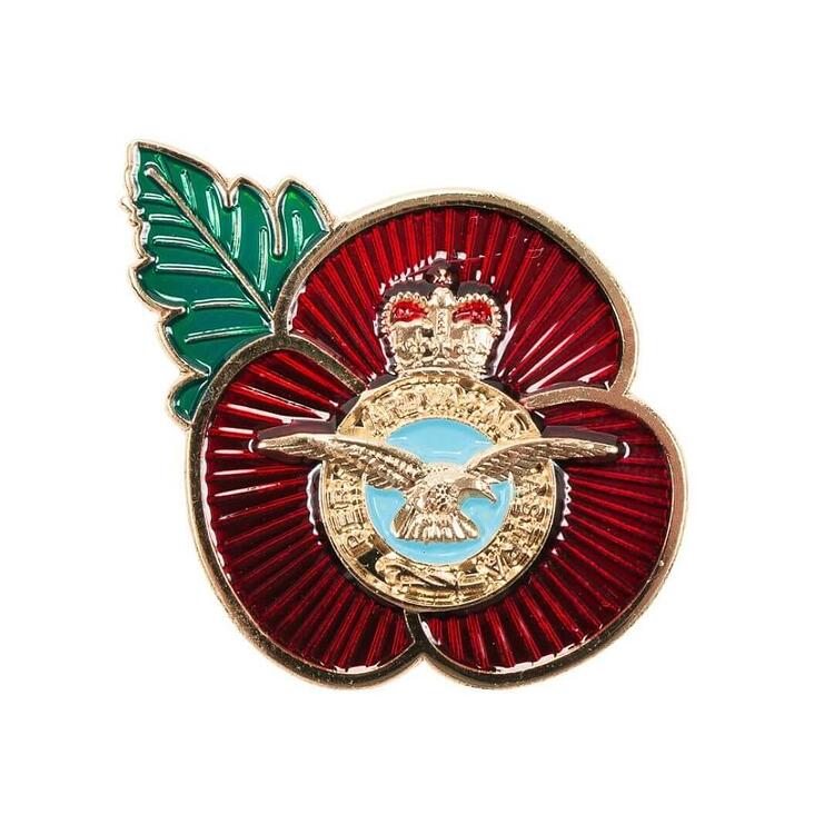 Enamel Poppy Badges - The Staff Mess - Air Cadet Central