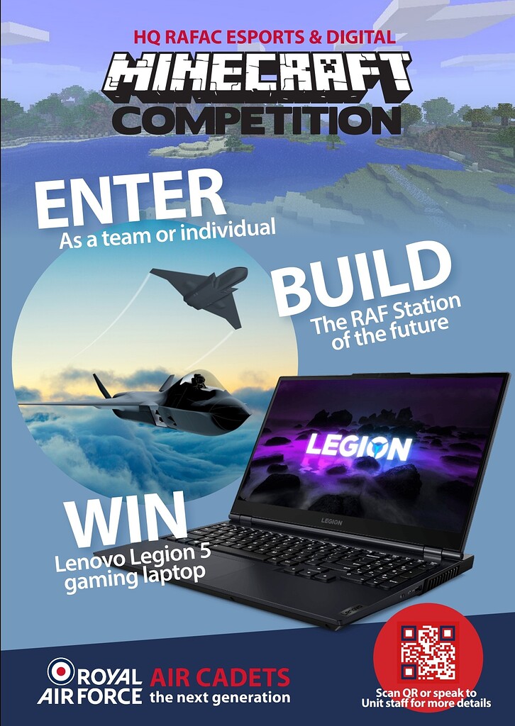 RAFAC Minecraft Competition - General Training - Air Cadet Central