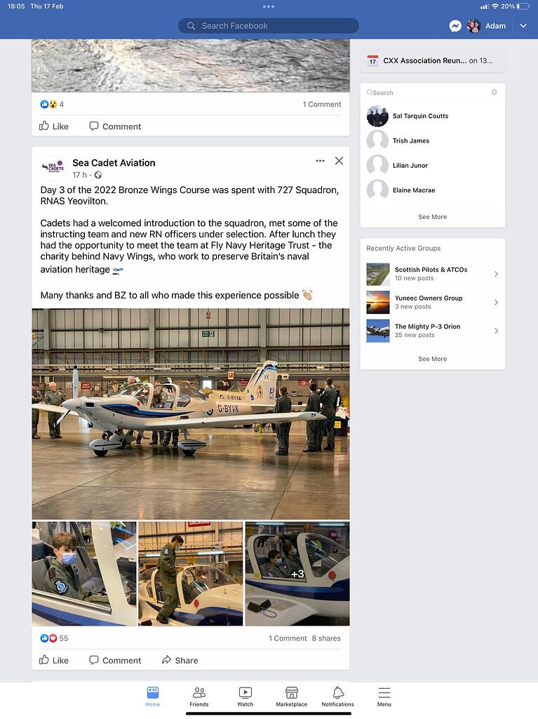 SCC aviation course - The Staff Mess - Air Cadet Central