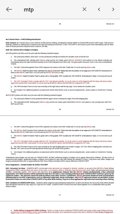 GMW RAFAC badge - Uniform and Drill - Air Cadet Central